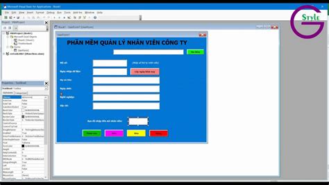 Vba Excel Bài 1 Tạo Form Nhập Liệu Trên Vba Youtube