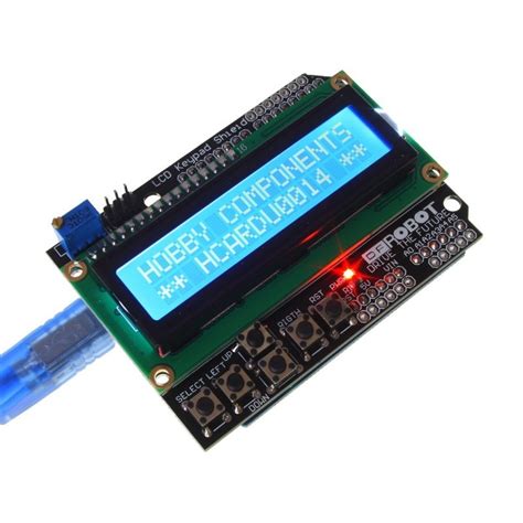 Lcd Keypad Shield For Arduino Elektronik Lavpris Aps