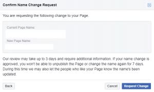 How To Change A Facebook Page Name
