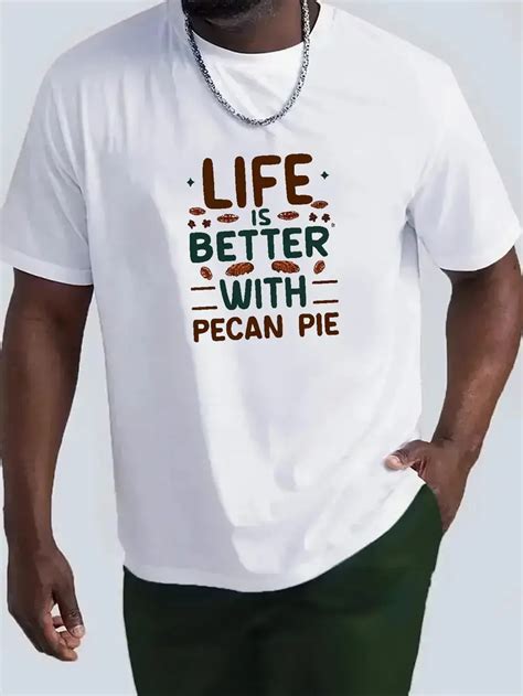 Letters Print Casual Crew Neck Short Sleeves Men Quick Temu Australia