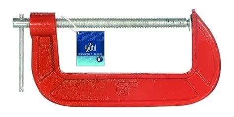 Grampo Sargento Tipo C 6 Polegadas P Marceneiro Ferro Metal Mercadolivre