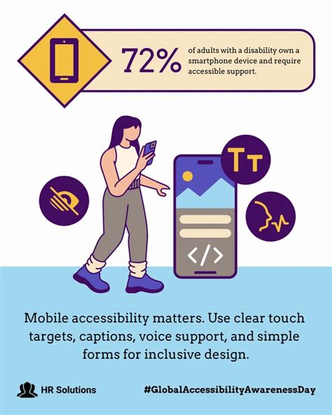 Global Accessibility Awareness Day Carousel Instagram Post Venngage