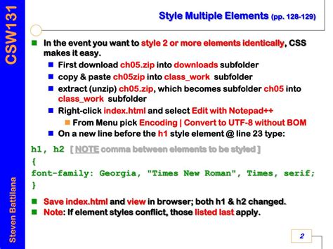 Ppt Csw 131 Chapter 5 More Advanced Css Powerpoint Presentation