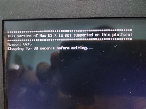 Oc 069 This Version Of Mac Os X Is Not Supported On This Platform