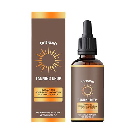Oral Self Tanner Drops Hydrating Sunless Tanning Formula For Gradual Natural Skin Tone