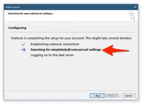 How To Setup Comcast Email In Outlook 2016 Simple Help