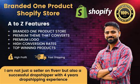 Create One Product Shopify Store Dropshipping Store By Asadcodexs