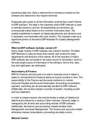 ERP Module Pdf