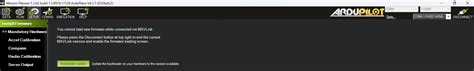 Calibration Data Not Saved Cant Update Or Reinstall Firmware Arduplane Ardupilot Discourse