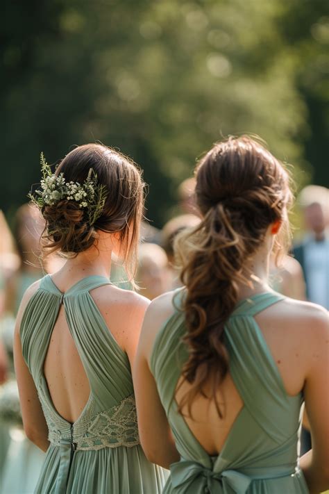 80 Earthy Sage Green Bridesmaid Dresses Matched Hearts