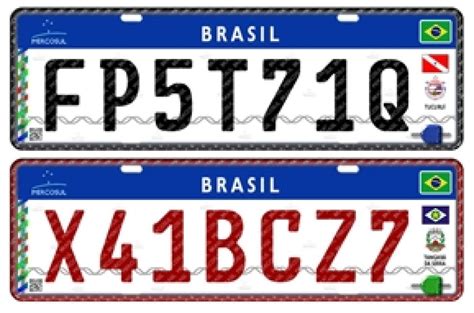 Placas de carros no Brasil terão padrão Mercosul QR Code e chip