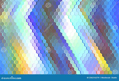 Abstract Colorful Hexagon Background Abstract Colored Hexagons Colorful Hex Pixelated Pattern