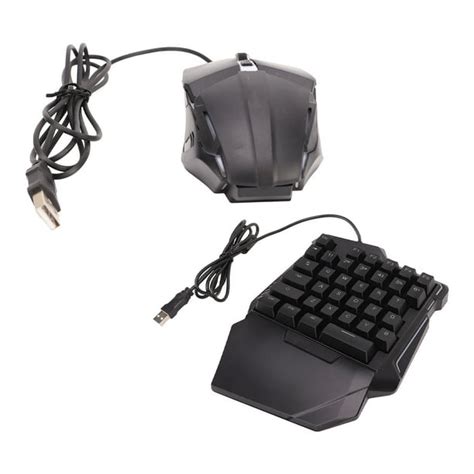 One Handed Keyboard Machinery One Handed Keyboard Mouse Set Rgb