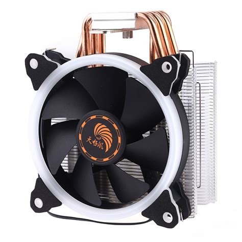 6 Copper Tubes CPU Heatsink Hydraulic Bearing Cooling Fan Silent Fan With RGB Colorful Lights 4