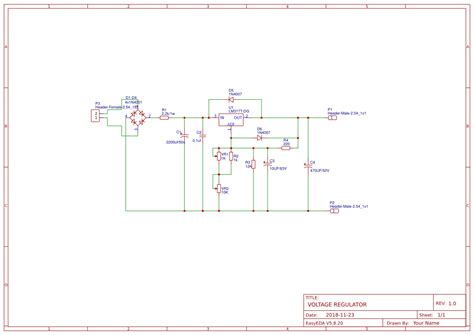 VOLTAGE REGULATOR V EasyEDA Open Source Hardware Lab