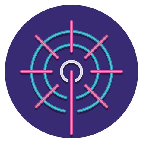 Laser Flaticons Flat Circular Icon