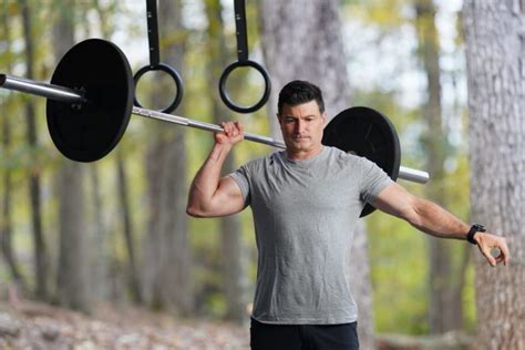 The One Arm Barbell Press Strengthuniversity