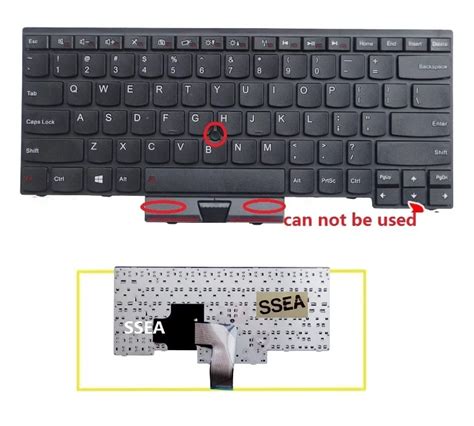 Ssea Novo Teclado Dos Eua Preto Para Ibm Thinkpad E330 E430c E430s E435 S430 Teclado Do