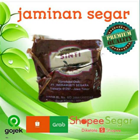 Jual Sambal Pecel Sinti 200g Shopee Indonesia
