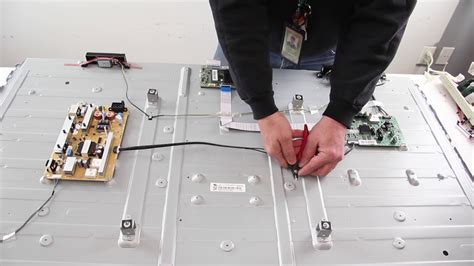 Samsung 60 LED TV LED Strip Replacement Tutorial Fixing Bad LEDs