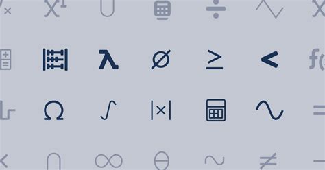 Mathematics Icons In Version 5 Font Awesome