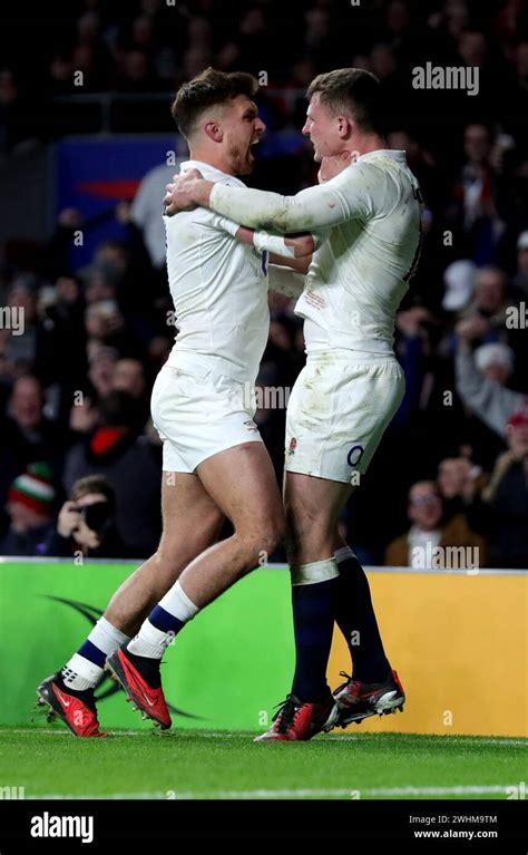 London England 10th February 2024 Englands Fraser Dingwall