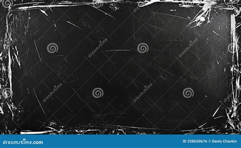 Blank Grunge Chalkboard Texture Poster Background Overlay Stock Illustration Illustration Of