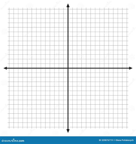 Graph Paper Icon Grid With Axes Black Arrows Vector Illustration Stock Vector Illustration