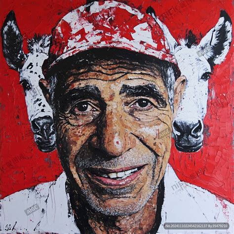 Ai创作图丙烯肖像画 铆工罗西画作 人物肖像画 开心小牛画家头像 写实主义肖像画 丙烯酸肖像 油漆肖像画 写实的肖像画 驴叔叔 毛驴先生 画布肖像画 手绘肖像装饰画 维吾尔族大叔 肖像画水彩