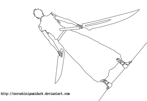 Bleach 542 Ichigo Dual Blade Zangetsus By Zeroshini On Deviantart