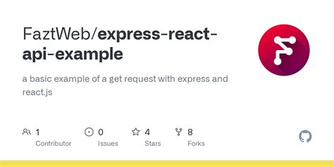 Github Faztweb Express React Api Example A Basic Example Of A Get