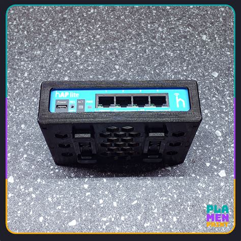 Stl File Mikrotik Hap Lite Din Rail Holder Box 📦 ・3d Print Object To