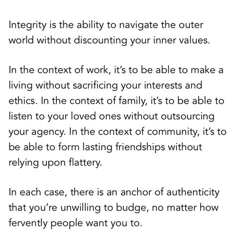 Hold Your Anchor Of Integrity Lawrence Yeo