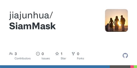 GitHub Jiajunhua SiamMask