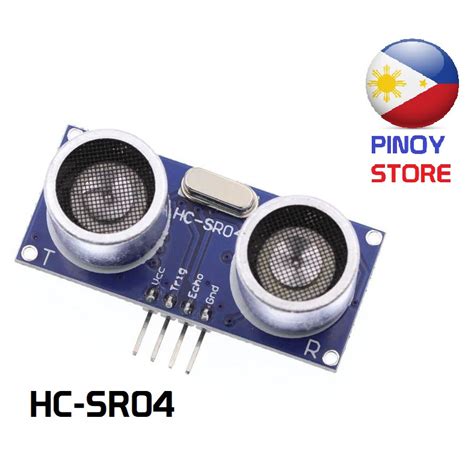 Hc Sr04 Hcsr04 Ultrasonic Sensor Module For Arduino Sonar Or Distance Sensor Meter Shopee