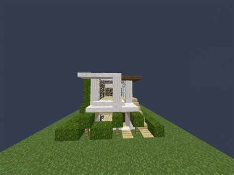 The Modern House Solo Chunk Challenge Minecraft Map