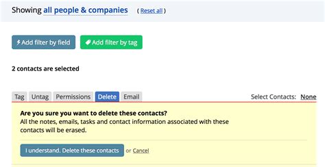 Edit Or Delete Contacts Highrise Help