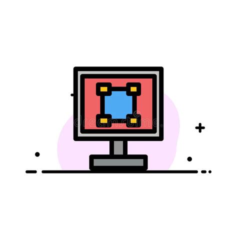Crop Graphics Design Program Application Line Icon Vector Stock Vector Illustration Of