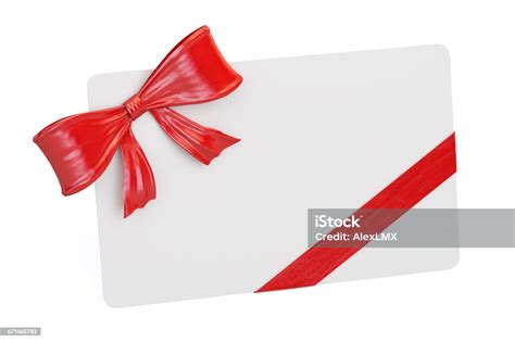 빨간 리본 및 활 3d 렌더링에 고립 된 흰색 배경 빈 인사말 카드 3차원 형태에 대한 스톡 벡터 아트 및 기타 이미지 3차원 형태 개념과 주제 공란 Istock