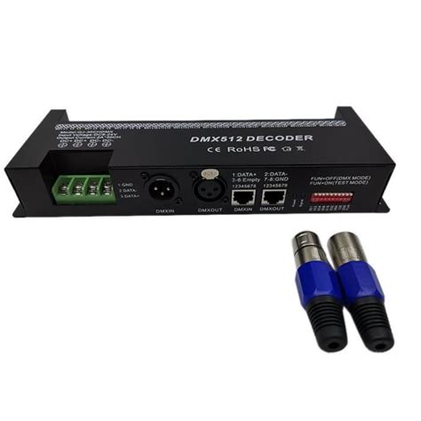 30 Canaux RGB DMX512 DéCodeur LED Bande ContrôLeur 60A DMX Gradateur