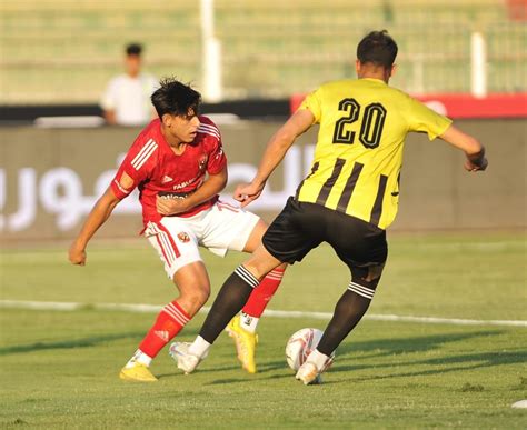 التعادل الإيجابي يحسم الشوط الأول بين الأهلي والمقاولون العرب في الدوري