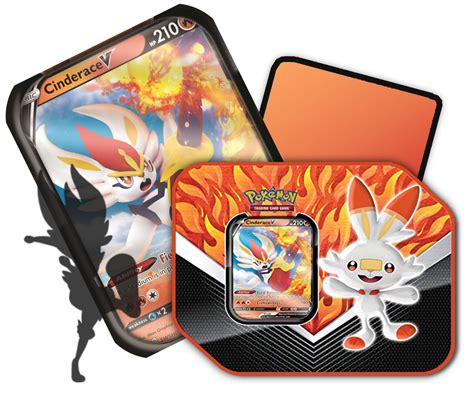 Cinderace V Galar Partners Tin Pokemon Tcg Live Codes Ptcgl Store