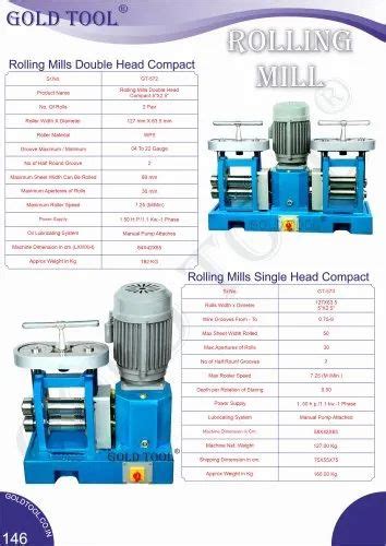 Carbon Steel Gold Tool Jewelry Rolling Mill Machine For Industrial At