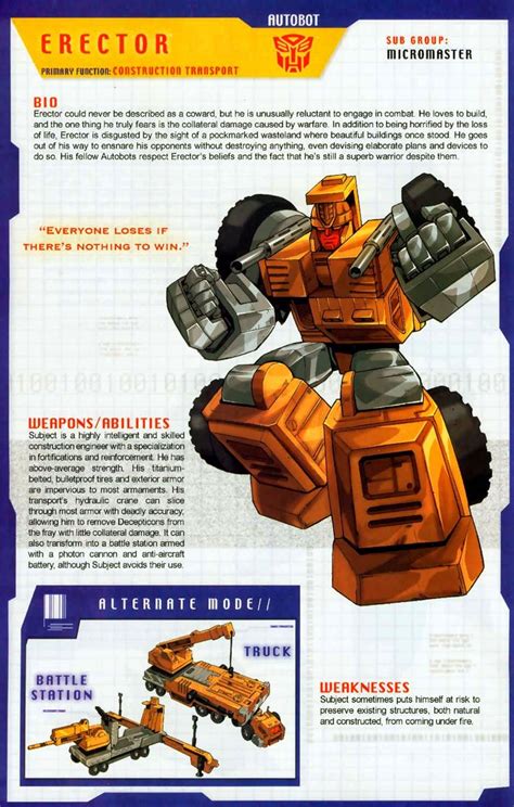Erector Transformers Cybertron Transformers Decepticons