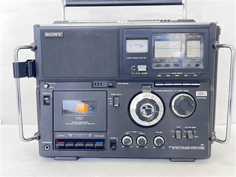 【目立った傷や汚れなし】即決あり 【動作確認済】 Sony ソニー Cf 5950 スカイセンサー 5バンド・モノラルラジオカセットコーダーの