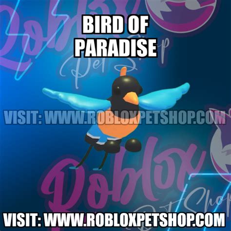 Bird Of Paradise No Potion Adopt Me