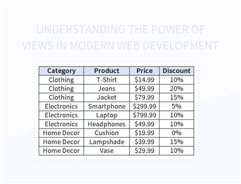Free Front End Templates For Google Sheets And Microsoft Excel Slidesdocs