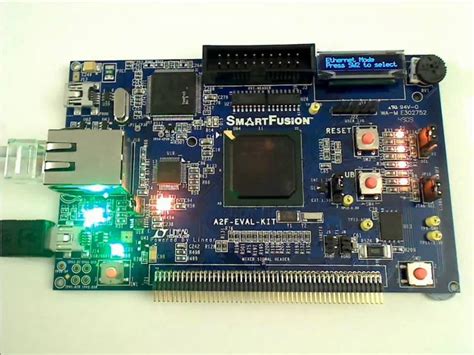 Smartfusion Evaluation Kit Demo Youtube