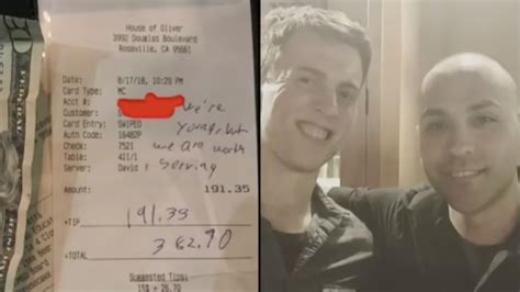 Exhausted Server Is Shocked When He Finds A Note And A 200 Tip On A Bill