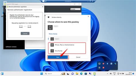 Remote Desktop Using Passkey With Yubion Fido Logon